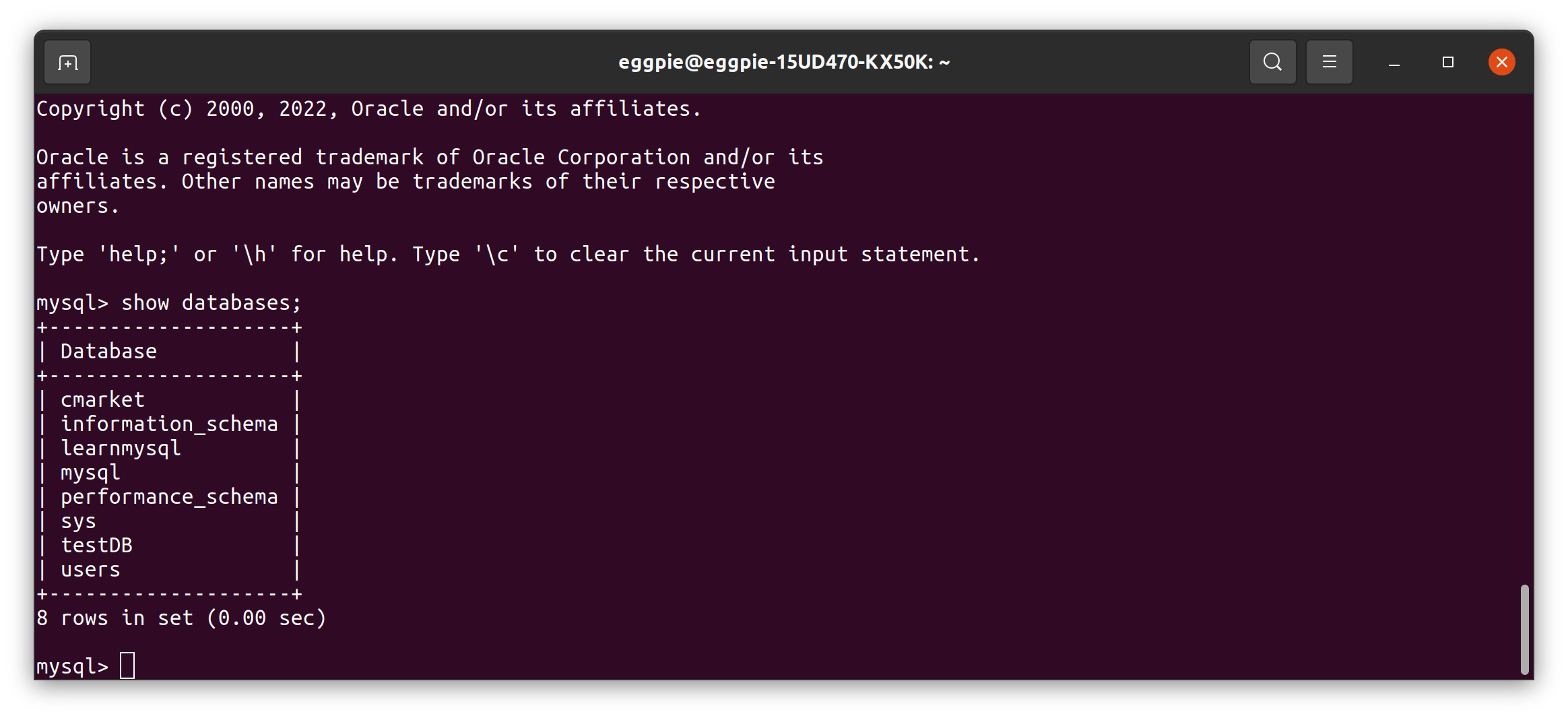 MySQL CLI